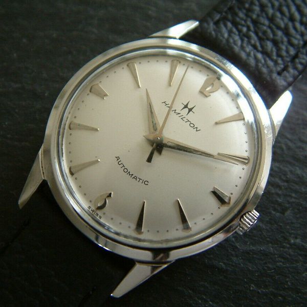 Vintage 1960's Stainless Steel Hamilton Automatic Watch; All Original ...
