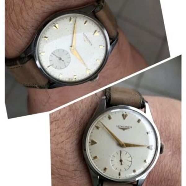 1950s LONGINES CALATRAVA 7135/1 CAL. 12.68z VINTAGE WATCH UHREN OROLOGIO 35,4mm | WatchCharts ...