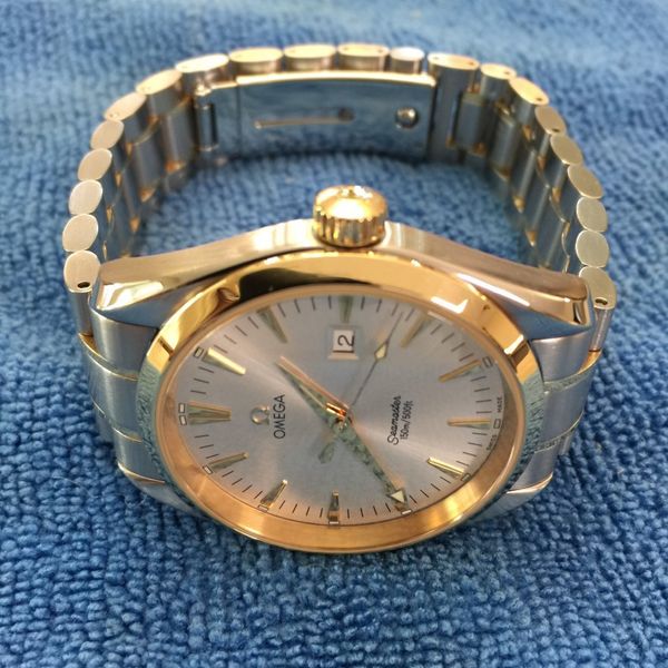 SOLD Omega Seamaster Aqua Terra 2317.30 Quartz, 18k / SS, Excellent , B ...
