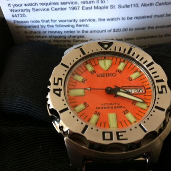 SEIKO ORANGE DIAL AUTOMATIC DIVERS WATCH | WatchCharts
