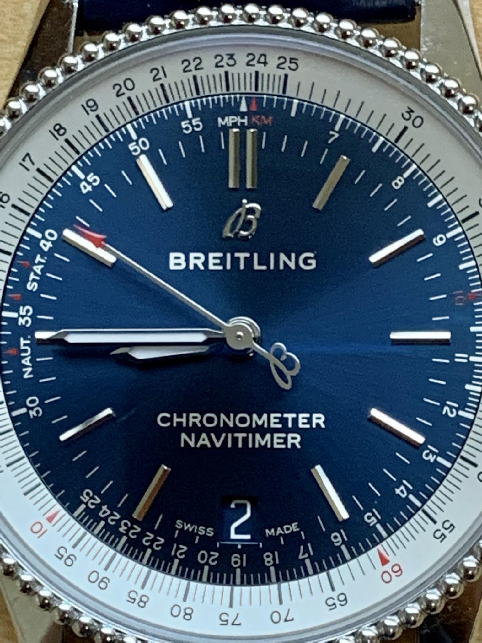 FS: Breitling Navitimer 38mm | WatchCharts Marketplace