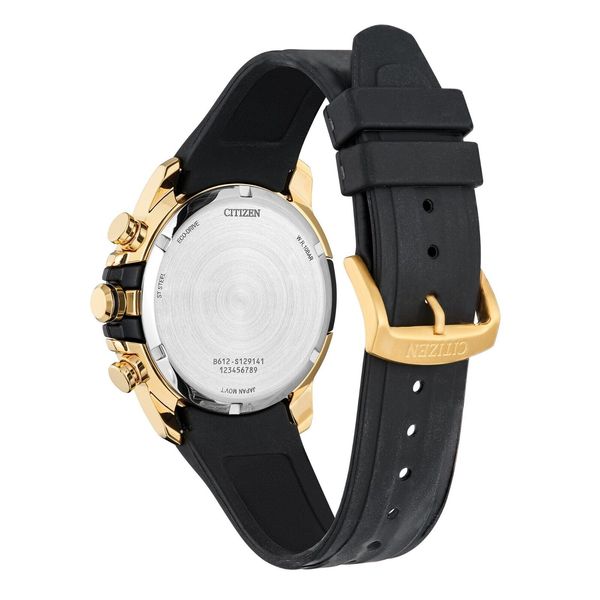 Citizen Mens Sport Casual Chronograph Date Eco-Drive Black Watch 47MM ...