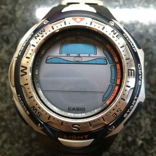 Rare Casio Sea-Pathfinder SPF-40 (2273) Triple Sensor (Needs New ...