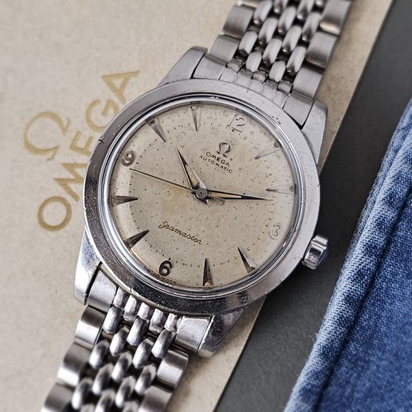 Vintage Omega Seamaster 1950 Geneve Bumper Automatic Swiss Watch Watch ...