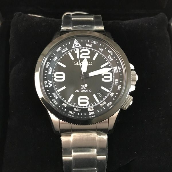 Seiko Prospex Automatic Land Compass Black Dial Gents Watch SRPA71K1 ...