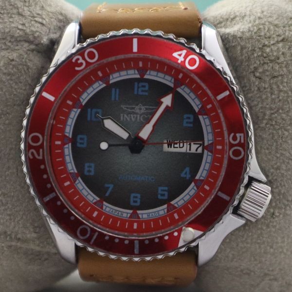 Beautiful Invicta Diver Automatic Black Dial Day/Date Men Watch Great ...