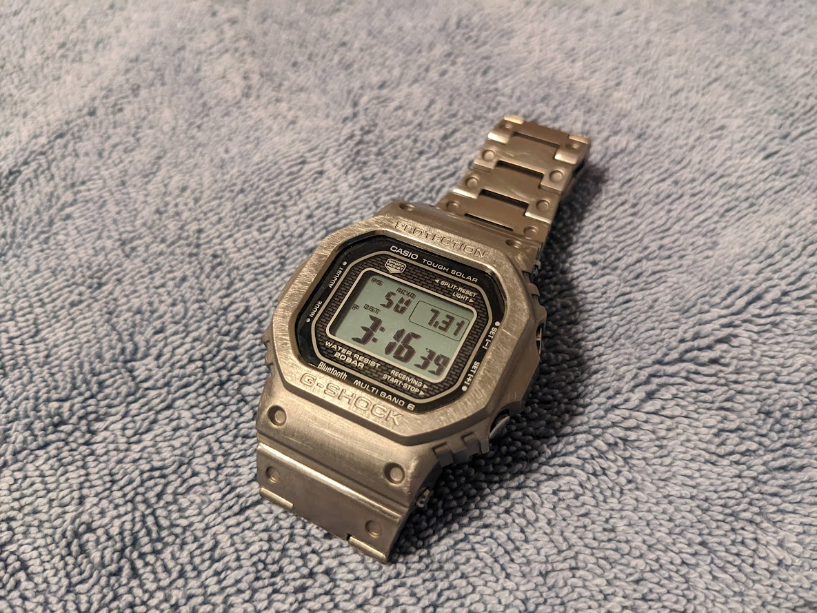 [$325 USD] Casio G-Shock GMW-B5000 (Titanium Mod + MANY Extras ...