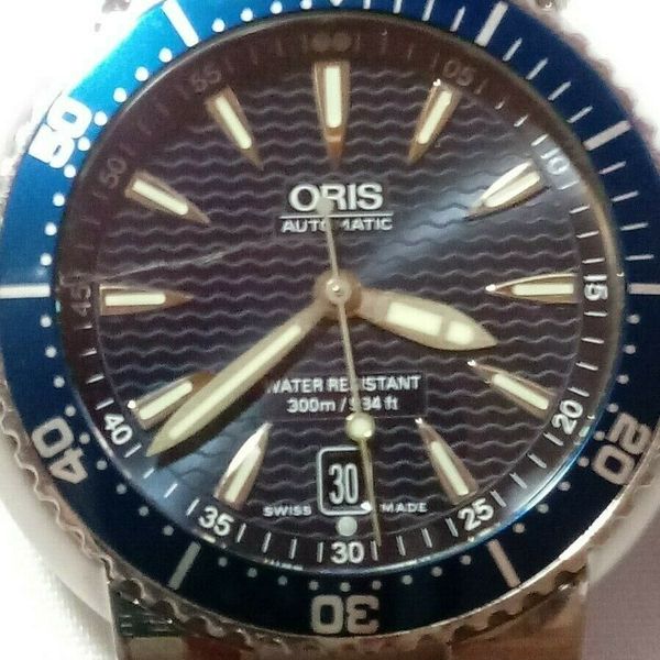 ORIS DIVER 7533P BLUE WAVE DIAL | WatchCharts Marketplace