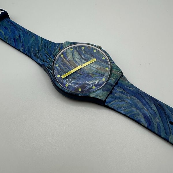 Swatch X MoMa The Starry Night by Vincent Van Gogh Watch | WatchCharts ...