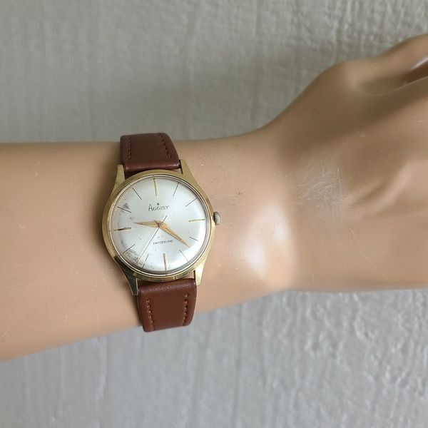 Vintage AGGISY by Wittnauer Men's manual winding watch AS 1686 17Jewels ...