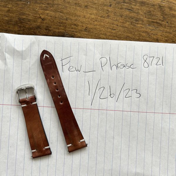 [WTS] Horween Shell Cordovan Strap NEW | WatchCharts