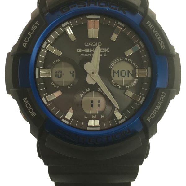 [Used] CASIO Solar Watch / G-SHOCK / Digiana / Rubber / Blue / Black ...