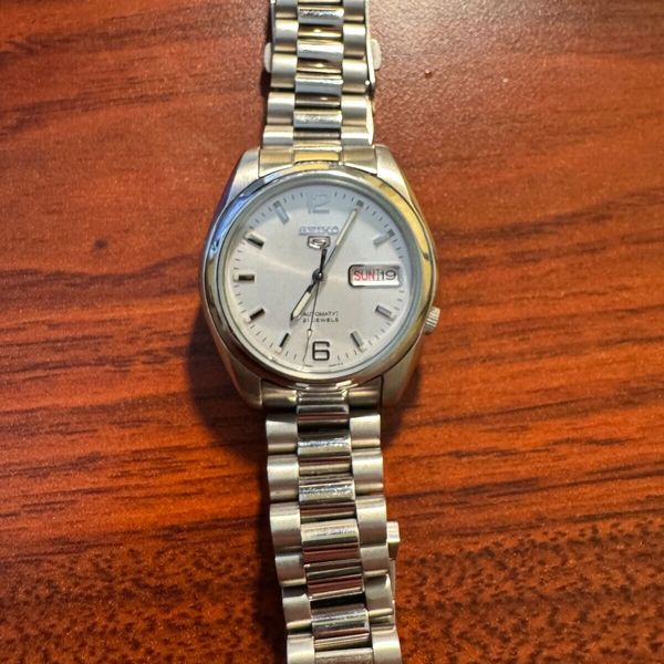 Seiko 5 SNK385 'Rolex Explorer' Silver Style + Uncle Seiko, Leather ...