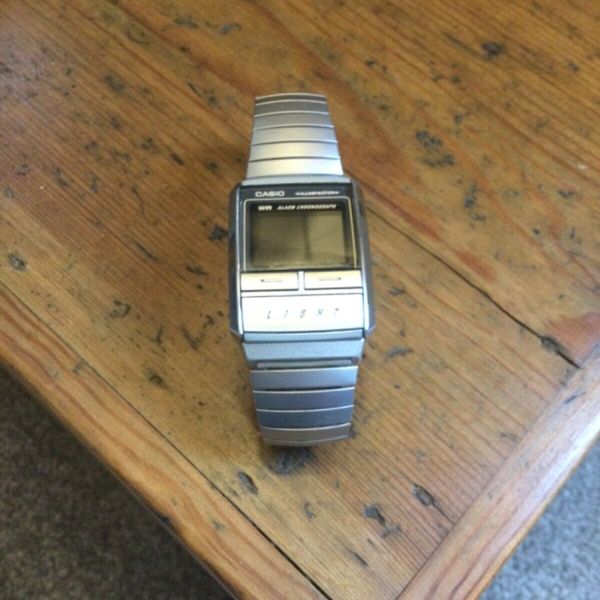Rare Vintage Casio A200 Alarm Chronograph Digital Menâ s Watch ...