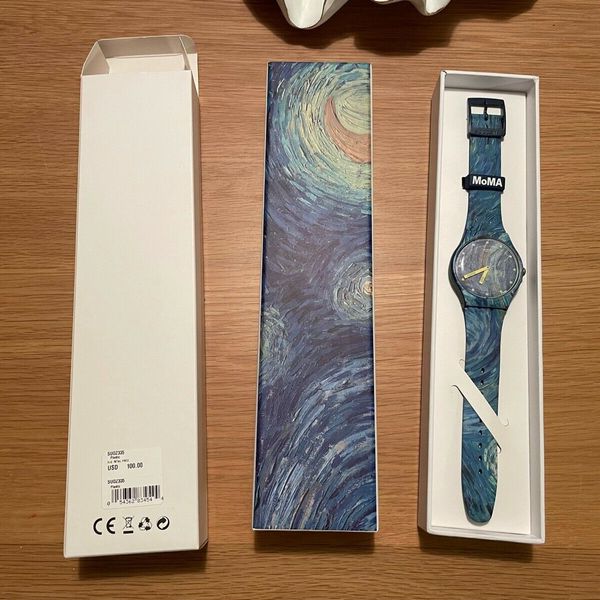 Swatch X MoMa The Starry Night by Vincent Van Gogh Watch | WatchCharts ...
