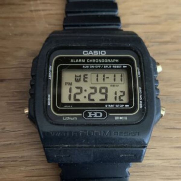 Casio LCD Vintage Watch DW-270 HD “heavy Duty” Module 690 Rare 1980s ...