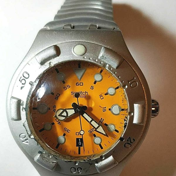VINTAGE SWATCH ALUMINUM IRONY scuba 200m AG 1997 Men's Swiss Watch | WatchCharts