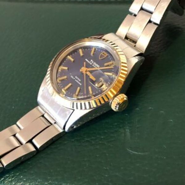 Rare Vintage Ladies Rolex Tudor Princess Oysterdate Bi-metal Auto Watch ...