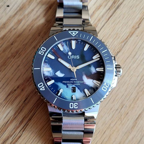 Oris Aquis Upcycle | newest upgraded case | 43 mm | 2025 AD purchased ...