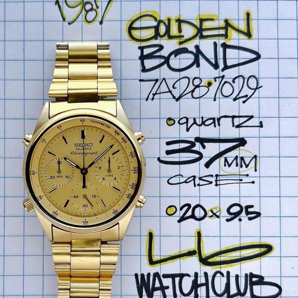 [WTS] Seiko Golden Bond Circa 1987 Ref. 7a28-7029 with Box ...