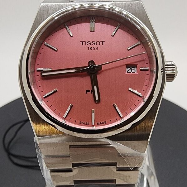 Tissot PRX Pink Dial 35MM Quartz Stainless Watch T137.210.11.331.00 ...