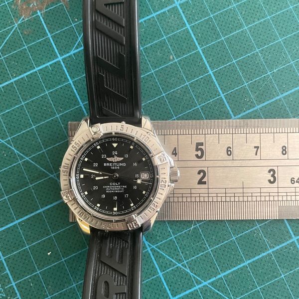 Breitling colt automatic with rubber strap | WatchCharts Marketplace