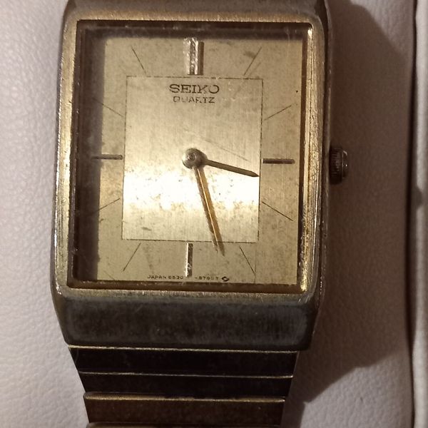Gents Gold Plated Seiko Quartz Watch 6530-5420- Working | WatchCharts ...