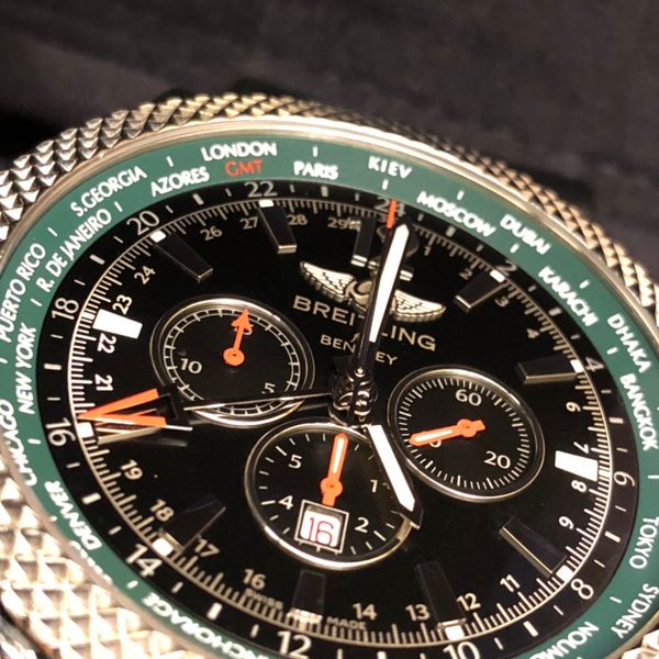 Breitling BENTLEY GMT A47362 only $3,999, with box and certificate ...