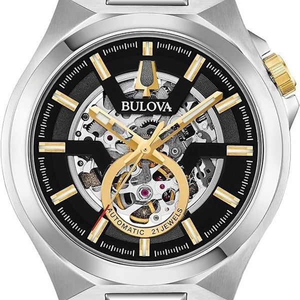 Bulova Maquina Clear Men's Watch - 98A224 | WatchCharts Marketplace