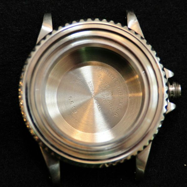 Rolex Submariner 5513 1975 (3.9 SN) complete case set bezel back ...