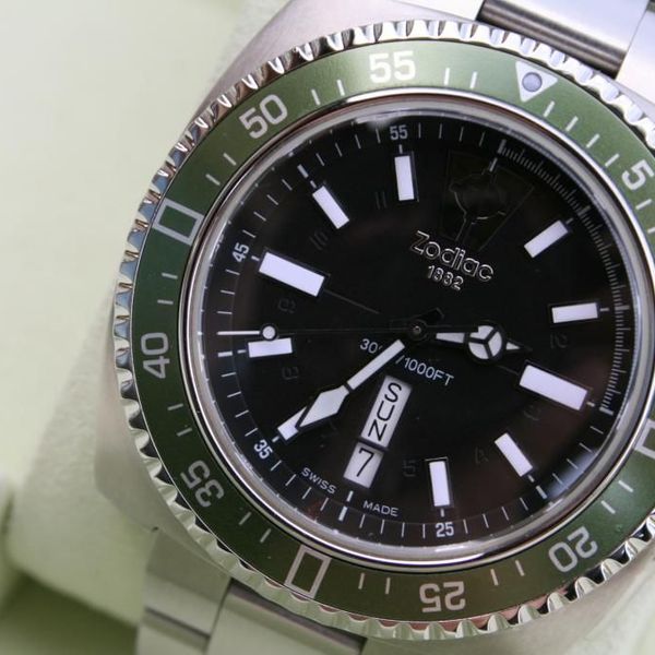 FS: ZODIAC V-Wolf Diver's 300m Mens Quartz Watch Ref. ZO2310 RARE ...