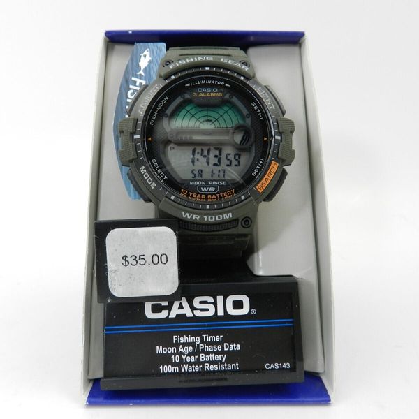 Casio Men's Fishing Gear Watch , NO BOX | WatchCharts Marketplace