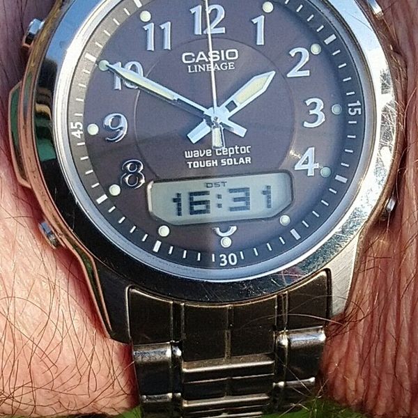 Casio Wave Ceptor Tough Solar. "Lineage" LCW-100. Module 4319. Original ...