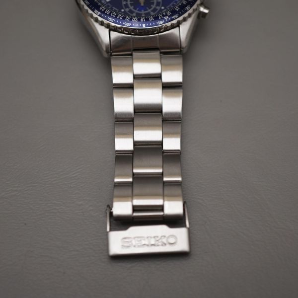 [WTS] Seiko SND255 7T92 Flightmaster Pilot Chronograph Blue Slide Rule ...