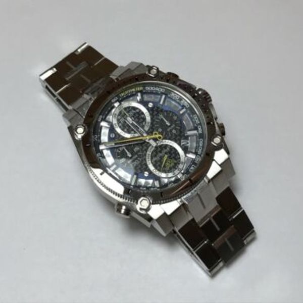 Bulova Precisionist 96B175 47mm Stainless Steel Chronograph Watch (READ ...
