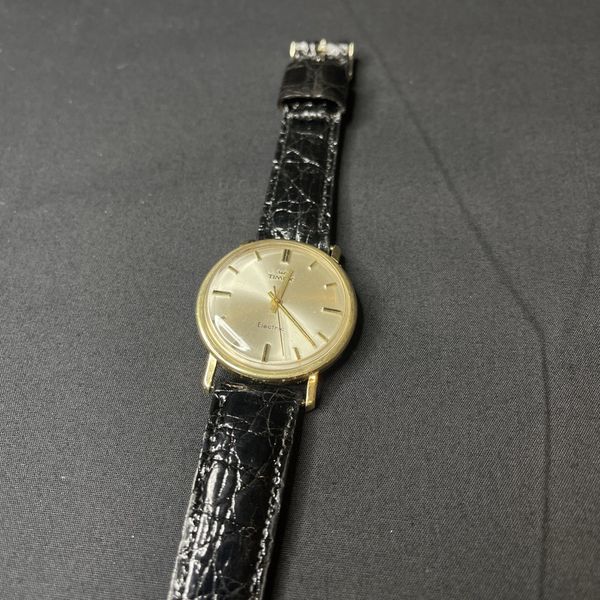 Vintage Timex Wrist Watch Dorado 14k Gold 1960s Mens Electric ...
