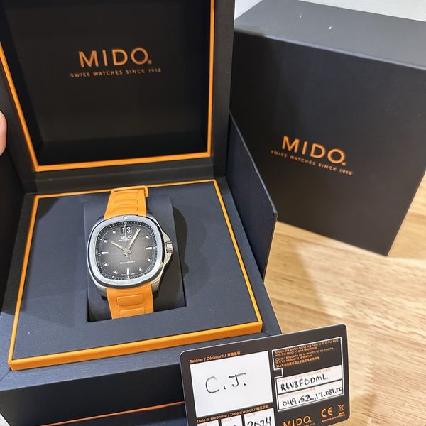 Mido Multifort Grey Dial Organe 40mm M049.526.17.081.00 - Orange (14566 ...