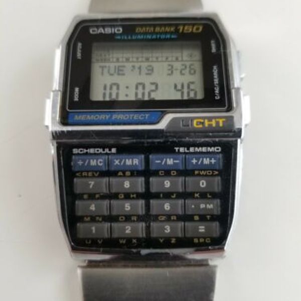 Casio Databank 150 Illuminator Calculator Watch DBC-1500 Module No ...