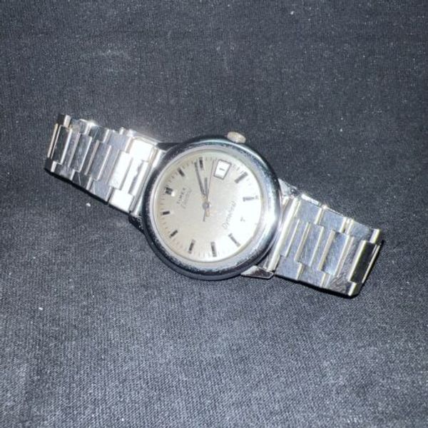 Vintage TIMEX Dynabeat Electric Watch 1970â s Works Keeps Time/date ...