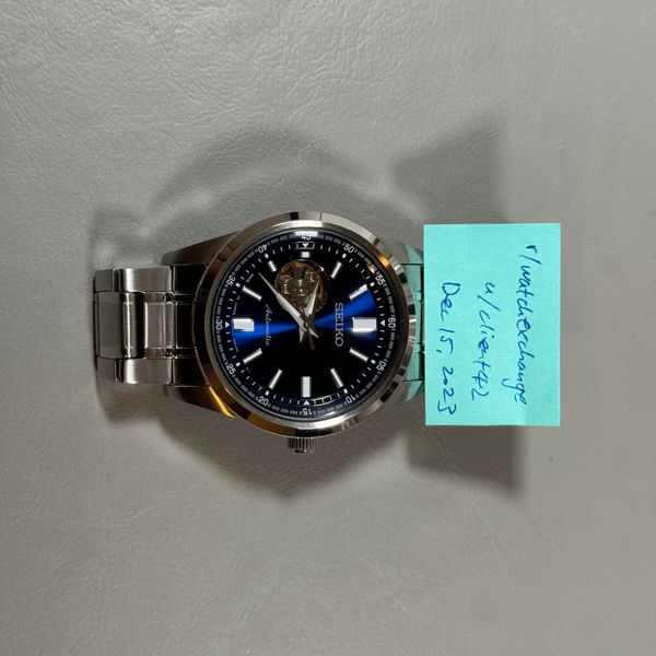 [WTS] Seiko Selection SCVE051 4R38 Blue Dial Open Heart Automatic ...
