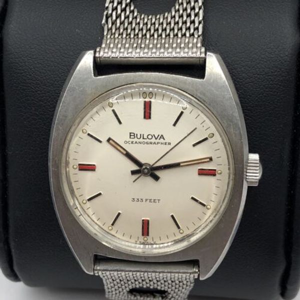 Vintage Bulova Oceanographer 333 Feet M9 Watch 1969 CLEAN Runs ...