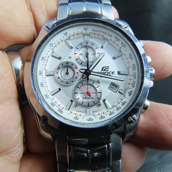 EF-524 Casio Edifice Chronograph Quartz Men Watch | WatchCharts Marketplace
