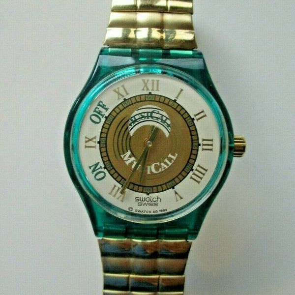 Swatch Musicall Martin Gala SLG 100 NEW 1994 by Philip Glass with alarm ...
