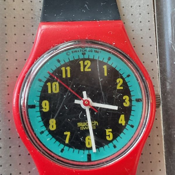 vintage swatch watch 80s AG 1987 | WatchCharts Marketplace