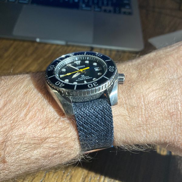 [WTS] Seiko SUMO Strap - Crafter Blue (black) - Like NEW - REDUCED ...