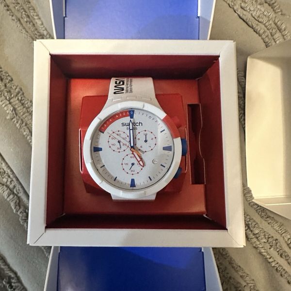 Swatch Nasa Watch - Extravehicular - Space Collection | WatchCharts ...