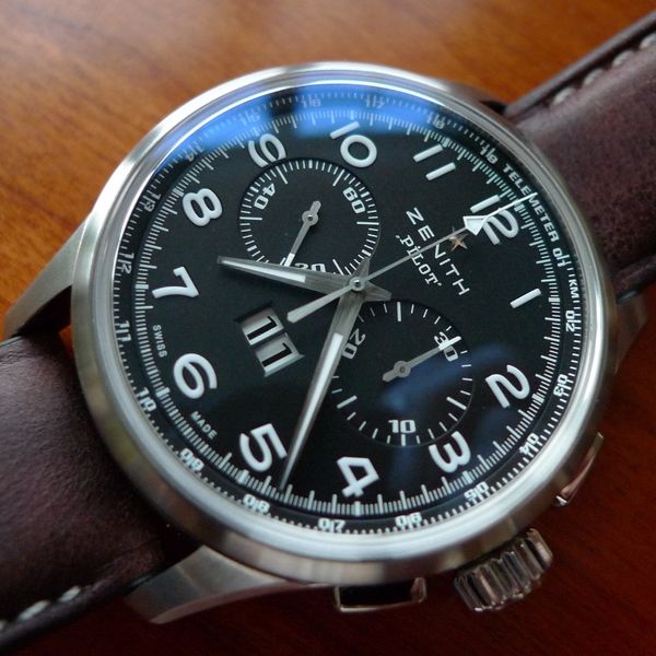 FS: Zenith Pilot 2012 Big Date Special el Primero chronograph | WatchCharts