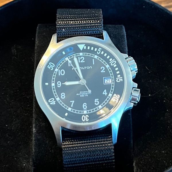 Hamilton Khaki Navy Dual Crown Internal Bezel Diver (H775150 ...