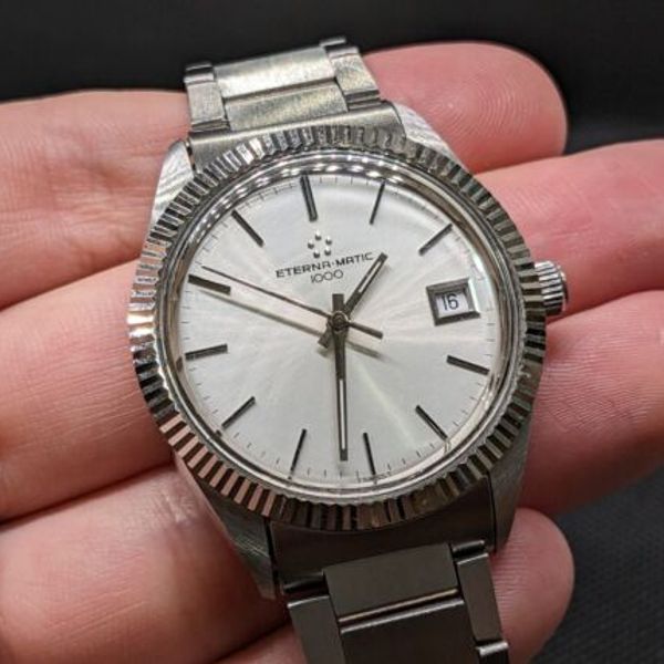 Eterna Matic 1000 AUTOMATIC Wristwatch 1970s Mint | WatchCharts Marketplace