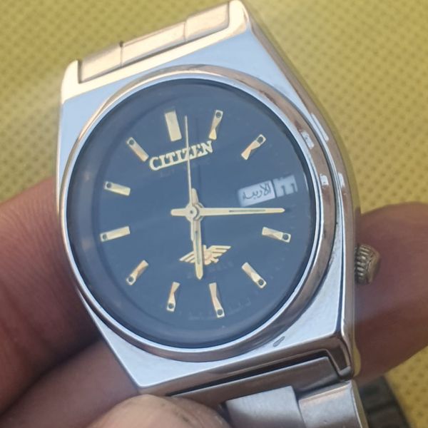 Vintage Citizen Automatic 21 Jewels Stainless Steel Black Colour Dial For Men's | WatchCharts ...